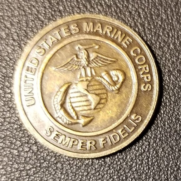 Other | Rare Us Marine Corp Toys For Tots Token Coin Toy Bear In ...